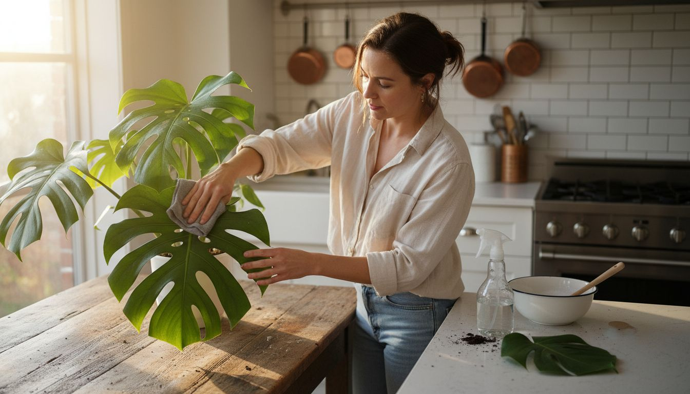 Cleaning Plant Leaves Naturally for Healthier Houseplants - Lushy Gardens